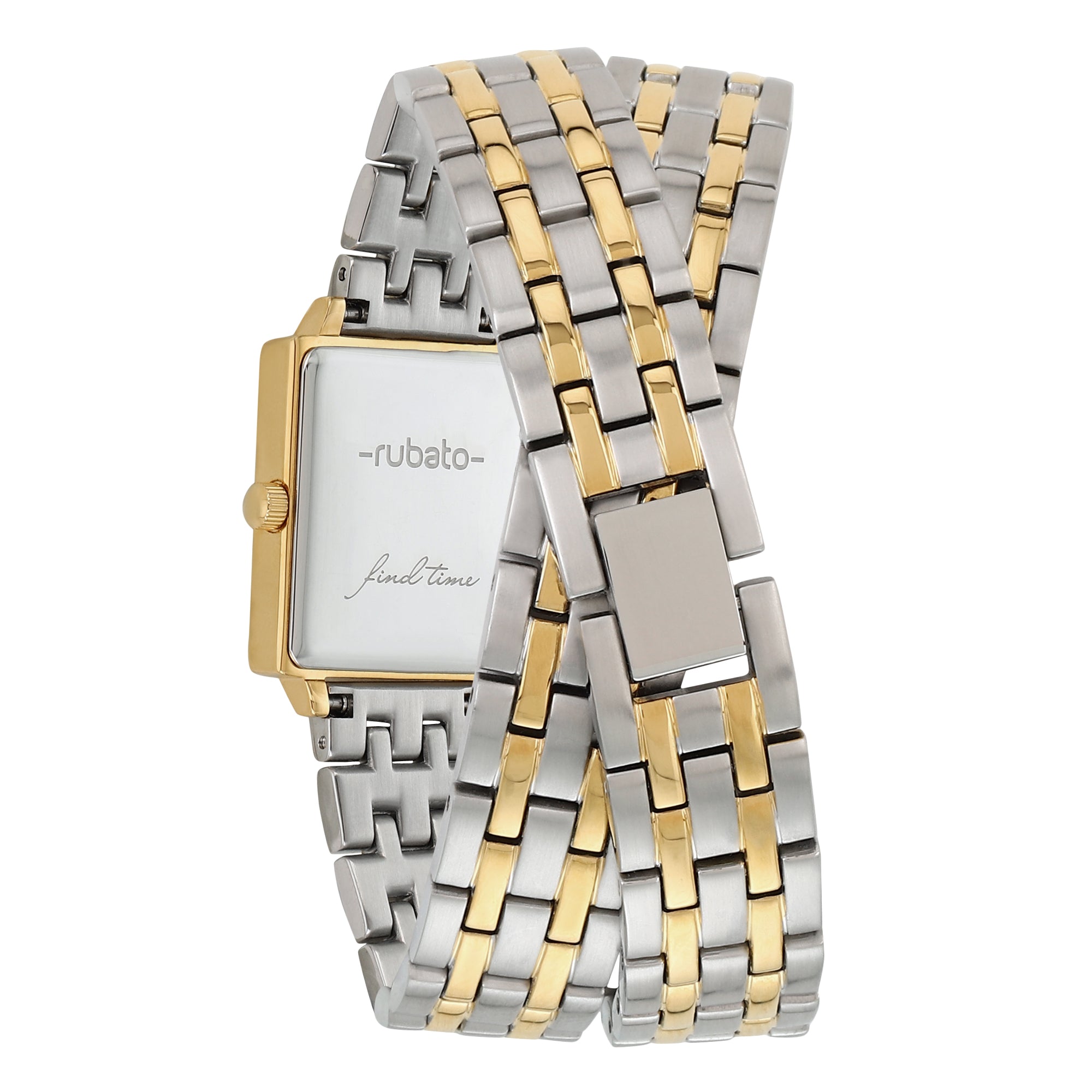 Shop Stylish Love Wrap Watch In Blue Stainless Steel By Rubato