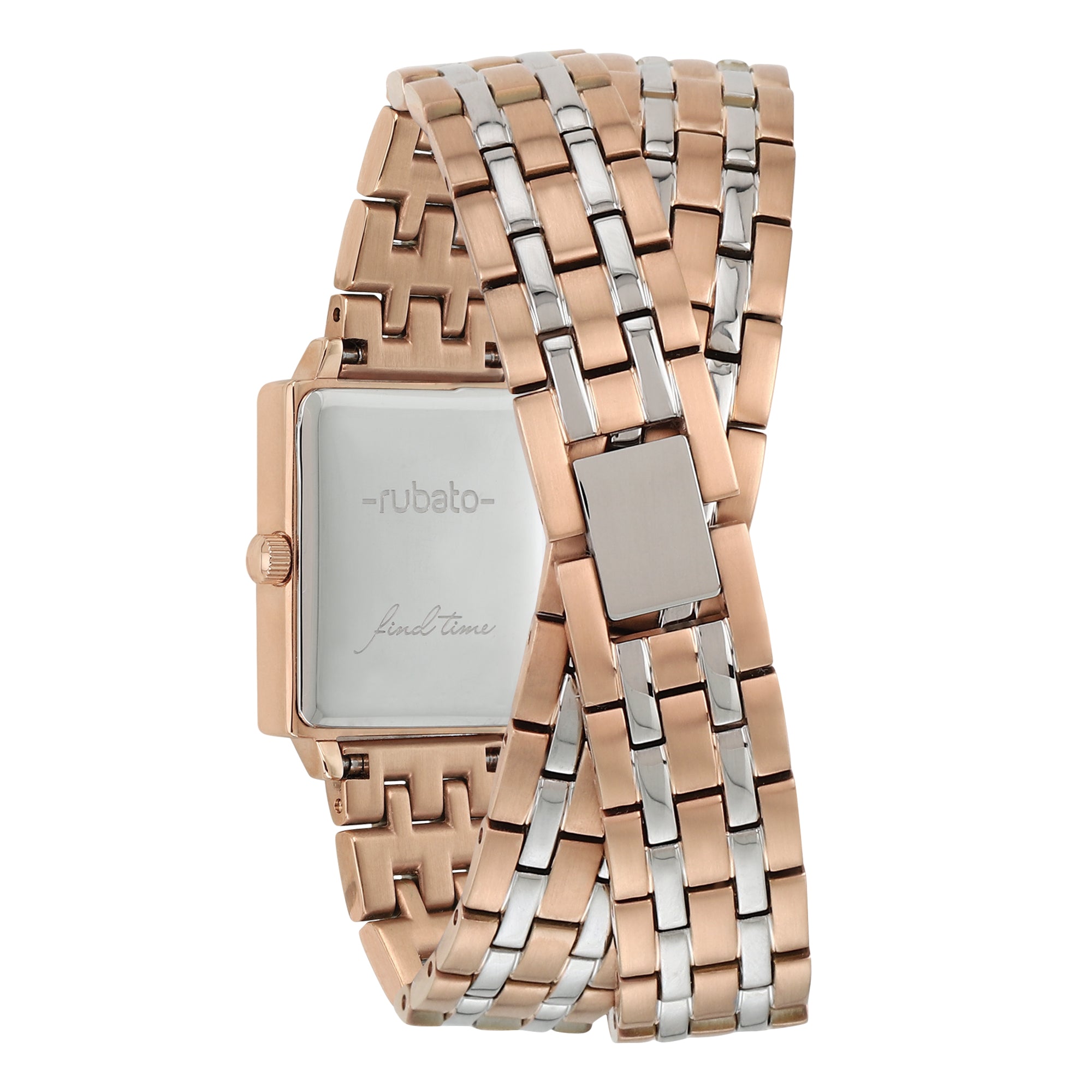Shop Love Wrap Watch | Rose Silver Stainless Watch by Rubato