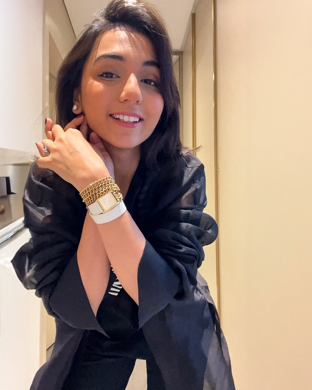 Shop Dream Wrap Watch | White Square Ivory Watch at Rubato